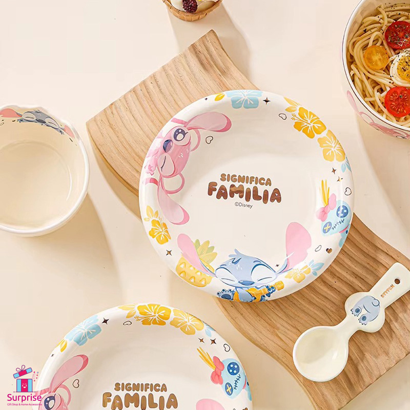 Disney Original Ceramic Plate Stitch & Angel Limited Edition – Surprise ...
